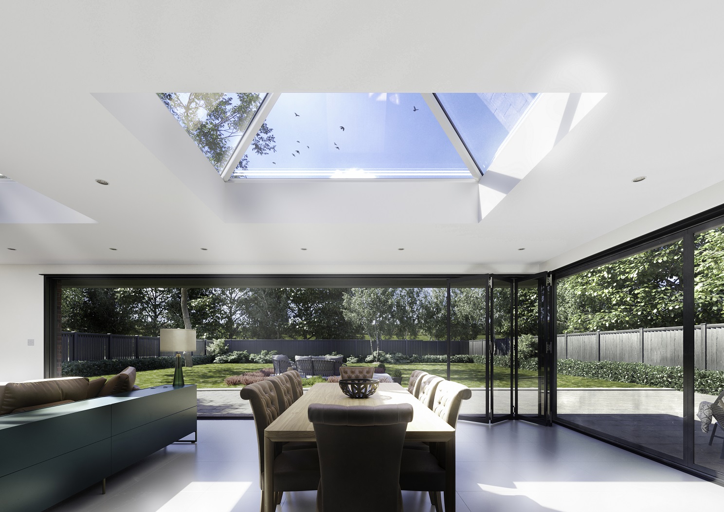Contemporary 4 Panel Roof Lantern | Daylight Systems